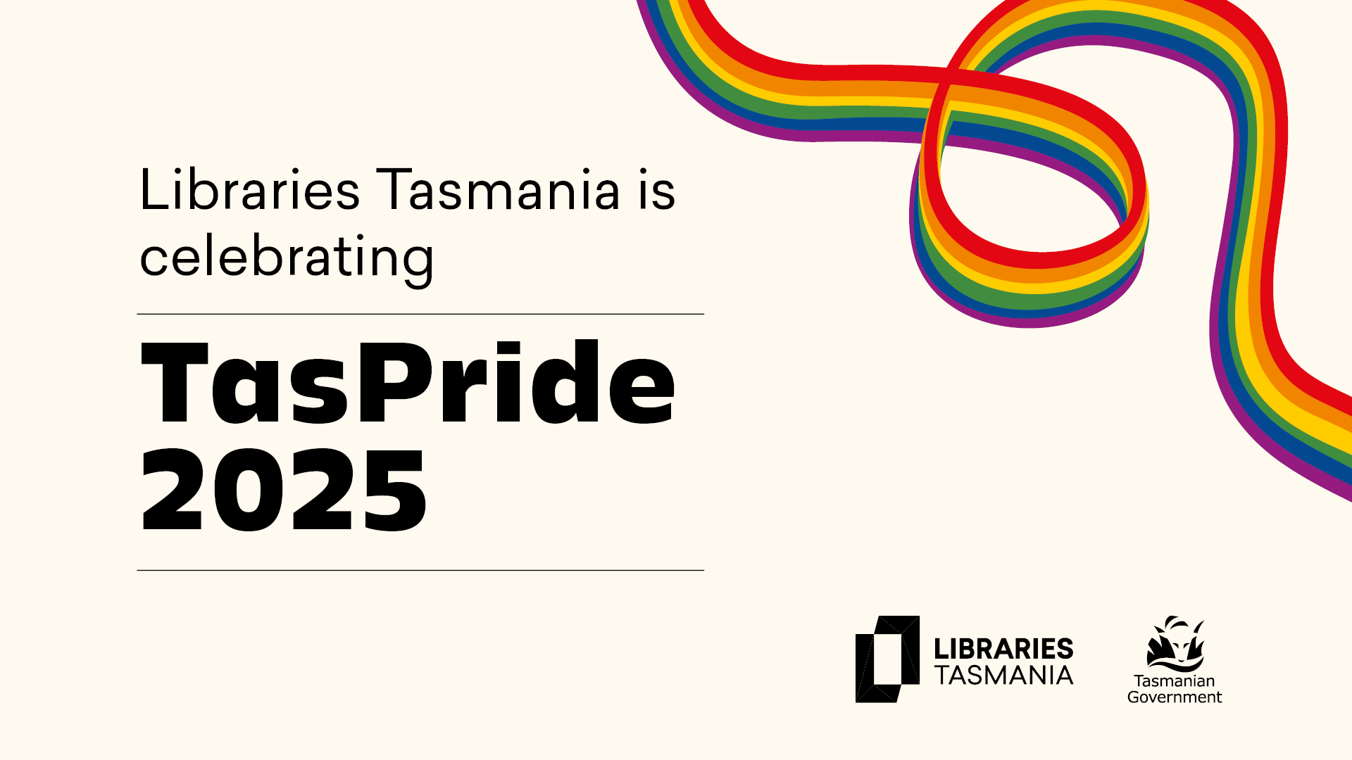 TasPride 2025 - Libraries Tasmania