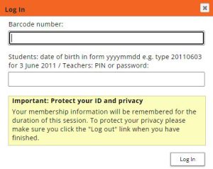How to log in - Libraries Tasmania