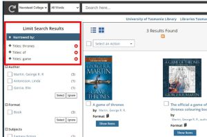 Search the catalogue - Libraries Tasmania
